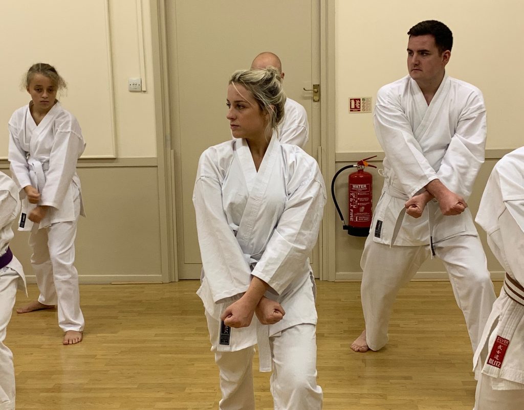 New karate student: Emily's first few months training
