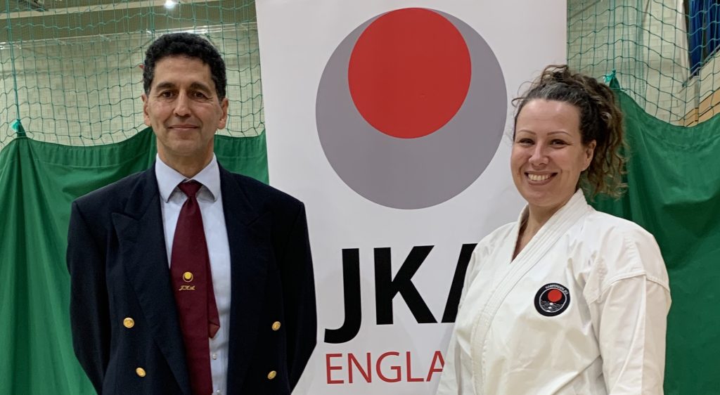 Sensei Miranda Price, new 3rd dan - Harpenden JKA
